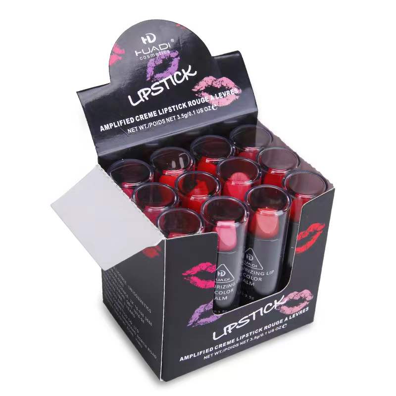 [12 lipstick set] 12-color moisturizing lipstick with long-lasting col ...